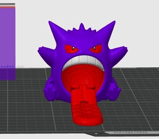 arquivo STL Gengar Flexi Articulated Pokémon 3D Model STL 🐉 (3MF ...