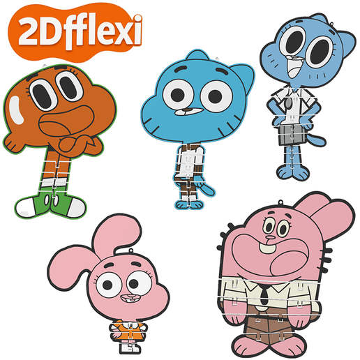 👪 watterson family・ STL File for 3D printing・Cults