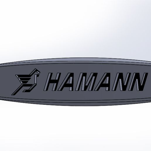 👽 Hamann 1 logo・ STL File for 3D printing・Cults