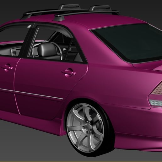 🚗 Toyota Mark II gx jzx 110 aoshima・ 3D File for 3D printing・Cults