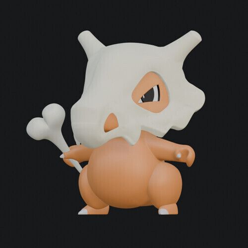 🐉 Pokemon Cubone・ STL File for 3D printing・Cults