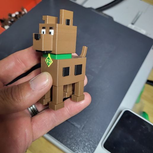 🦸 Minecraft Scooby・Arquivo STL para Impressão 3D・Cults