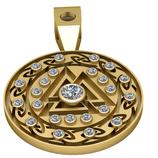 🔺 TRIANGLE DESIGN COIN PENDANT 3D PRINTABLE MODEL・ STL File for 3D ...