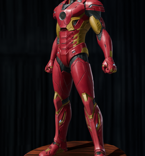 👨 Iron Man Alpha Armor - Genesis Stance | Marvel 3D Printable STL with ...