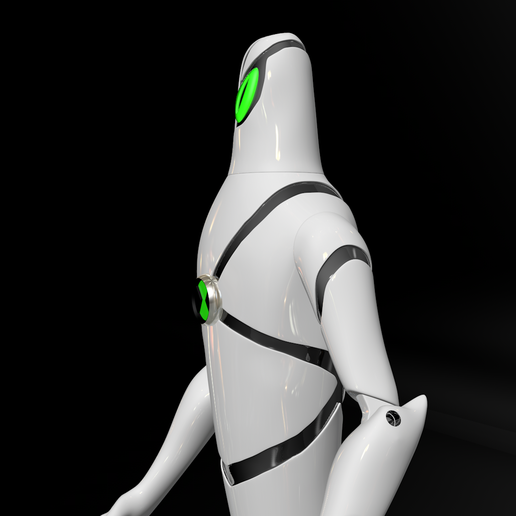 👽 Ghostfreak - Ben 10 Ultimate Alien 3d Printable STL・ 3D File for 3D ...