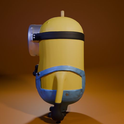 STL file Minions Character Stuart Figure and Keychain 🗝️ ・3D printable ...