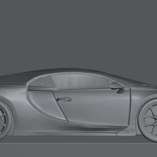 📁 1:48 Scale Bugatti Chiron STL File for FDM or Resin Printing Car File ...