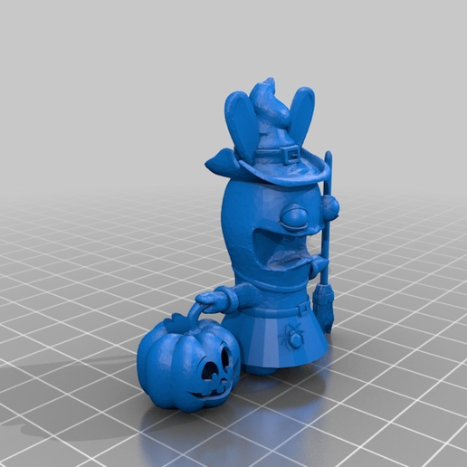 Free 3D file Raving Rabbids Witch :) 🧙‍♀️ ・3D print design to download ...