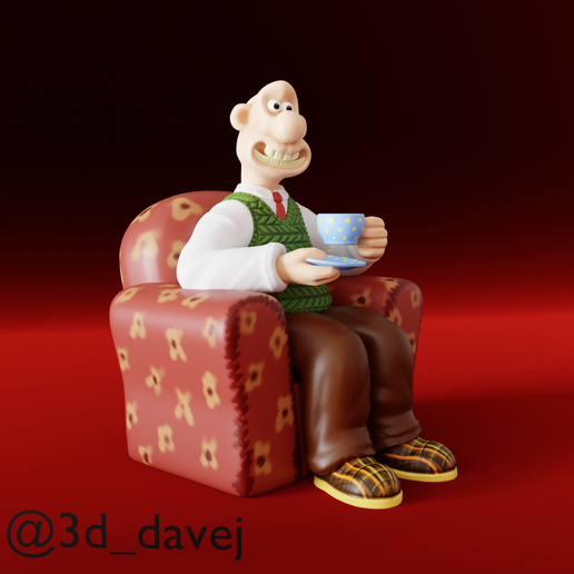 🪑 Wallace・Free STL File for 3D printing・Cults