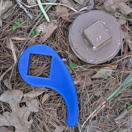 🔧 PVC Cleanout Wrench 2" Cap・ STL File for 3D printing・Cults