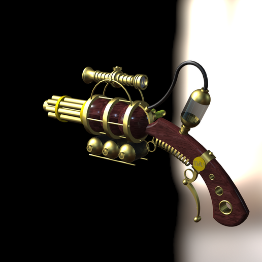 😤 STEAM GUN・ STL File for 3D printing・Cults