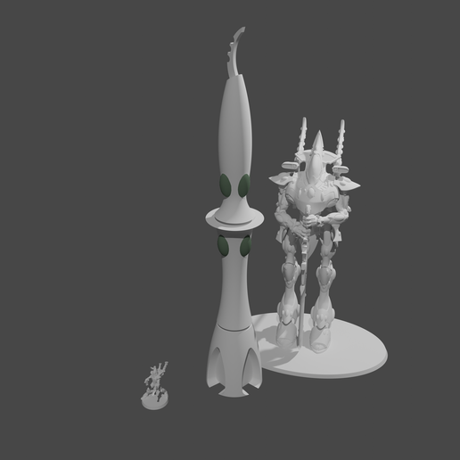 🎲 ELDAR TOWER 2・Free STL File for ・Cults