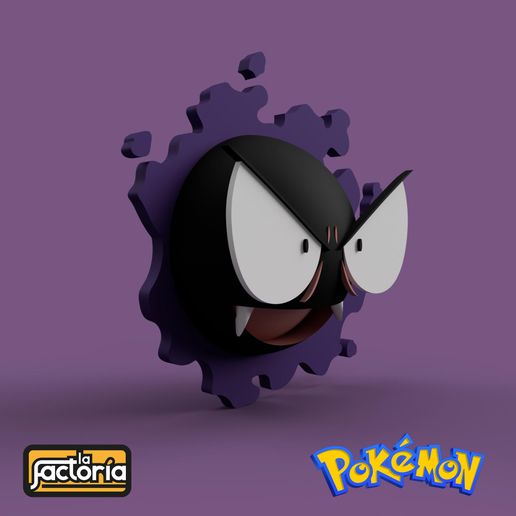 🎁 GASTLY - POKÉMON・Free 3D File for 3D printing・Cults