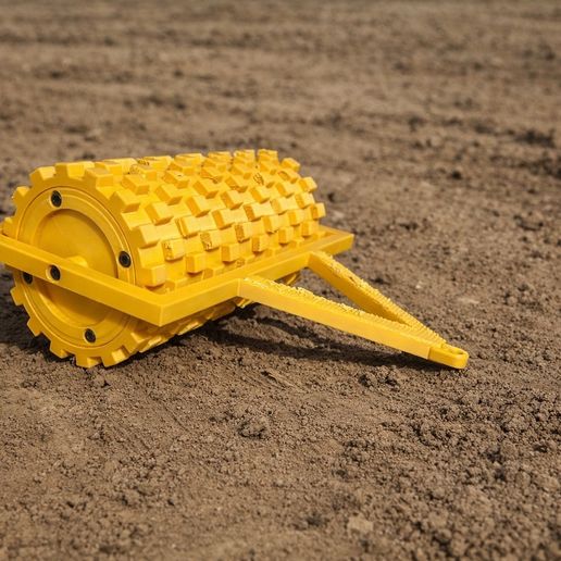 🚧 Towable Compactor For RC construction (compactor only)・ STL File for ...