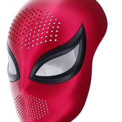 Free STL file Free Custom Spider-Man Face Shell 🆓 ・3D printing template ...