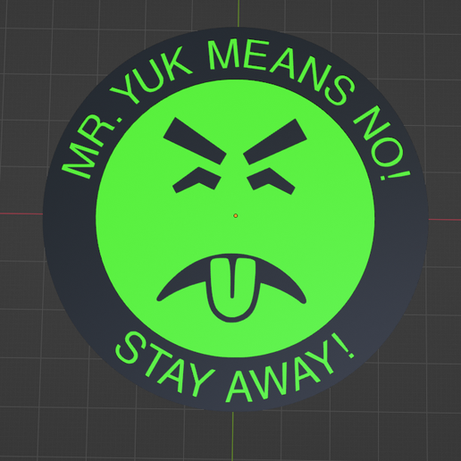 🪙 Mr. Yuk・Free 3D File for ・Cults