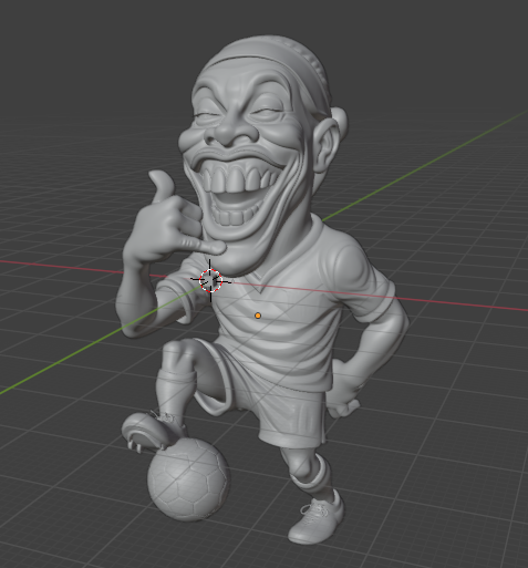 👾 chibi ronaldinho figure stl・ STL File for 3D printing・Cults