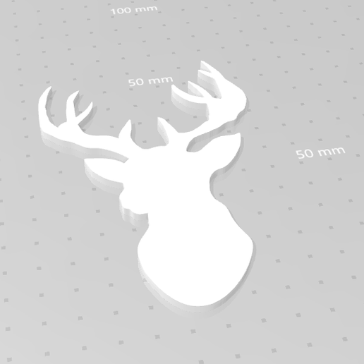 🦌 19 Deer Silhouettes, Deer Outlines, Projection Shapes, Wall Art・ 3D ...
