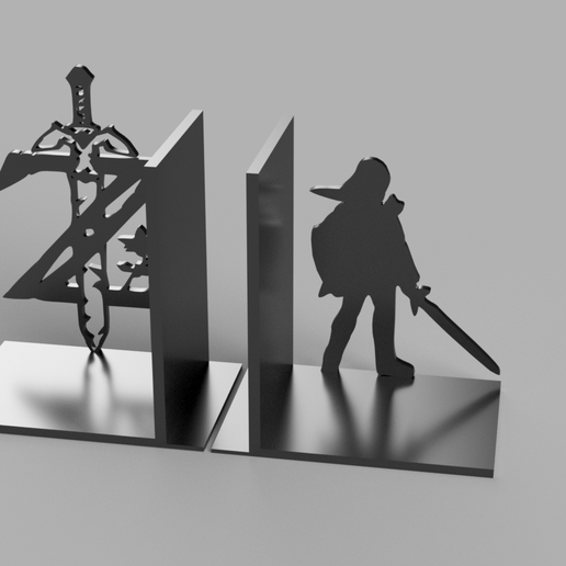 📚 Zelda bookend, book holder・ STL File for 3D printing・Cults