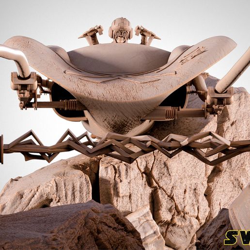 🗿 ANAKIN POD RACER SCULPTURE - TESTED AND READY FOR 3D PRINTING・ 3D ...
