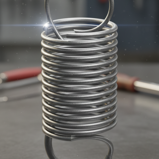 🪝 HOOK TYPE TENSION SPRING・ STEP File for 3D printing・Cults