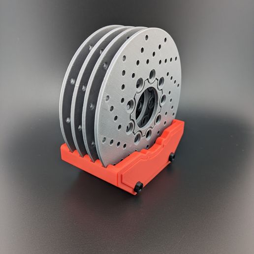 🚗 Disc Brake Coaster (4 Disc Set)・ STL File for 3D printing・Cults
