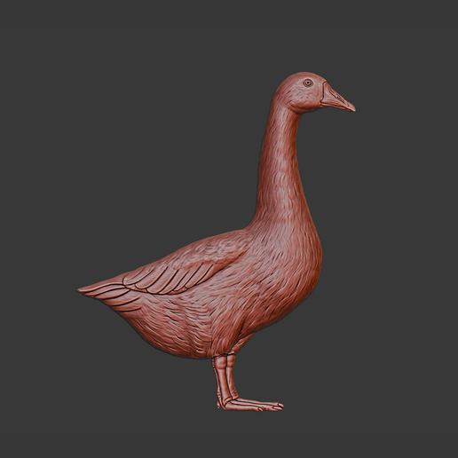 📁 Goose 3d relief .stl file・ STL File for 3D printing and CNC machining ...