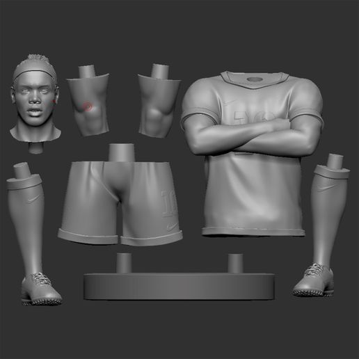 🏈 Ronaldinho Gaucho・ STL File for ・Cults