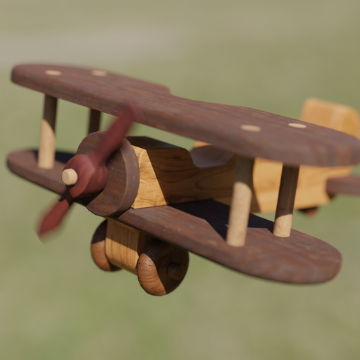 🛩️ Buildable Toy Plane・ STL File for ・Cults