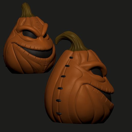 🎃 Oogie Boogie Pumpkin・ STL File for 3D printing・Cults
