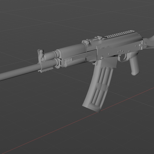 🗺️ Soviet Saiga-12 Shotgun-1 Digital Model・ OBJ File for 3D printing・Cults