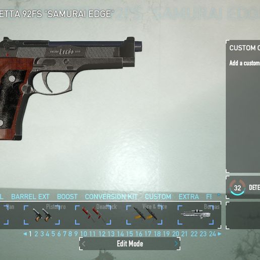 🗡️ RESIDENT EVIL SAMURAI EDGE standard model (Game Prop Model Gun)・ STL ...