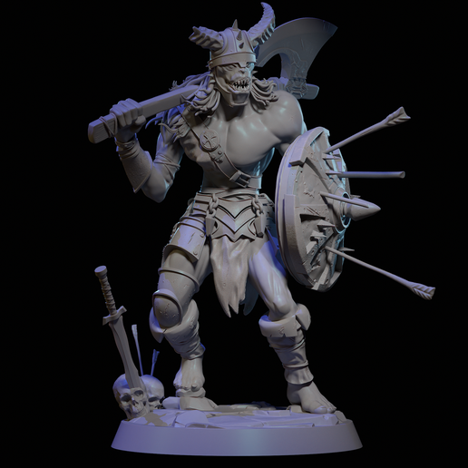 🧝 PACK 2 MODELS | ELF AND ORK | MEDIEVAL DND MINIATURE | BY ELTON3D ...