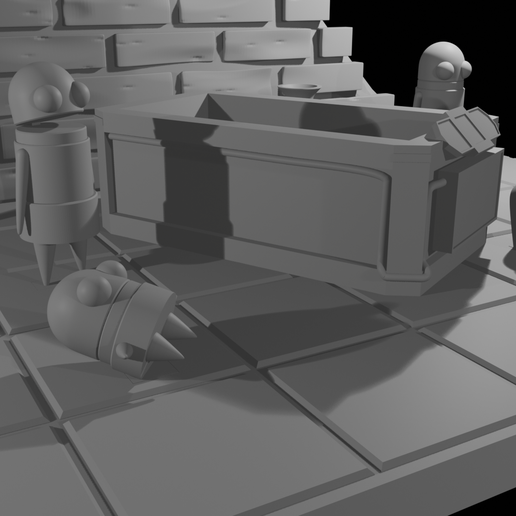 🗿 REPO Diorama・ STL File for 3D printing・Cults