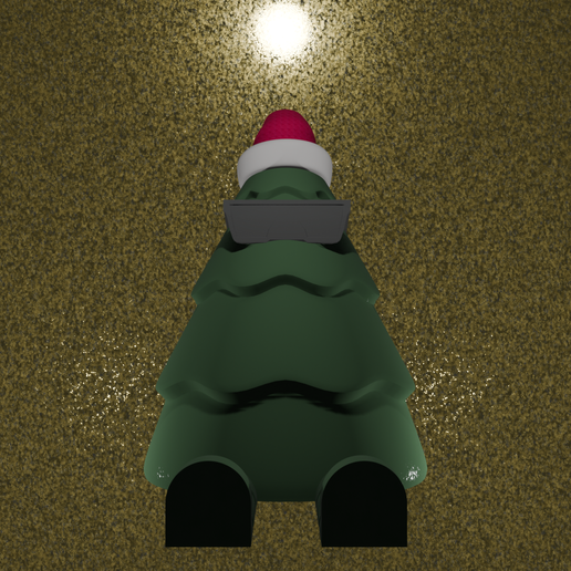🆒 Flexi Legs, Cool Sit Christmas Tree Ready to Print・ STL File for 3D ...