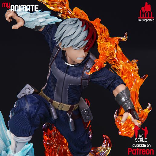 👾 Todoroki (MyHeroAcademia) – STL for 3D Printing・ 3D File for 3D ...