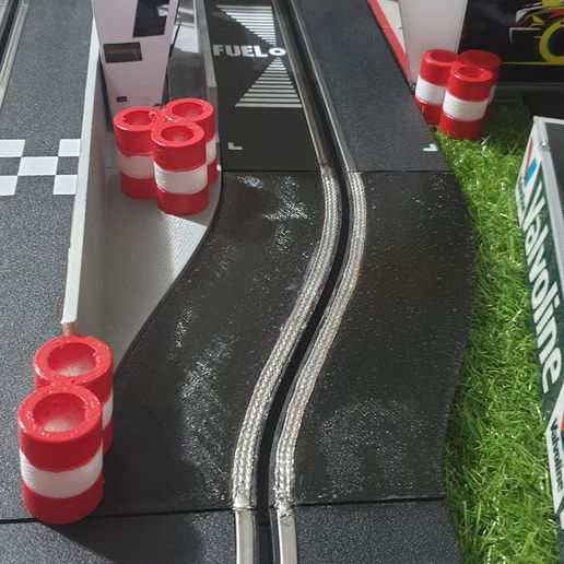🚗 Pit wall and pit lane sections for slot car Carrera Digital track ...