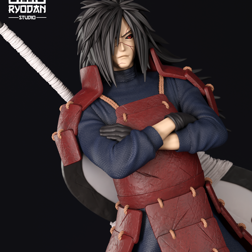 👾 MADARA UCHIHA NARUTO SHIPPUDEN・Archivo 3D para Impresión 3D・Cults