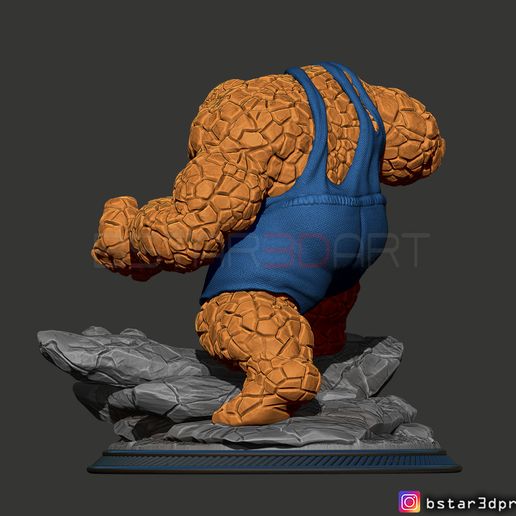 🦾 The Thing High Quality - Fantastic Four - Marvel Comic・ STL File for ...
