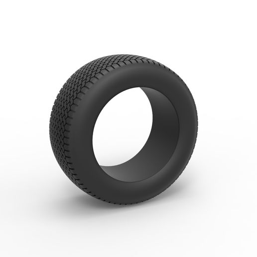3D file Diecast Tire of Dirt Modified stock car V6 Scale 1:25 🚗 ...
