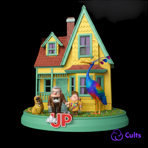 Diorama UP - The Adventure Begins at Home 🏠 "・ STL File for 3D printing ...