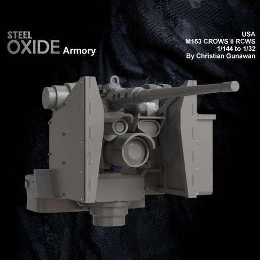 Fichier 3D STATION D'ARMES TÉLÉCOMMANDÉES M153 CROWS II 🚉 ・Plan ...