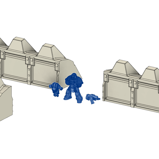 🎲 Modular Imperium Wall System・Free STL File for ・Cults