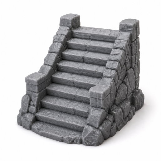 🎲 Stone Steps・Free 3D File for 3D printing・Cults