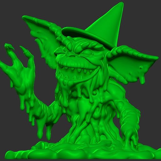 🆓 Gremlin brujo que se derrite gratis・Archivo STL Gratis para Impresión ...