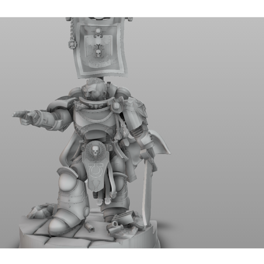 👨 Blue Man ex 2nd Commander New Style・ STL File for 3D printing・Cults