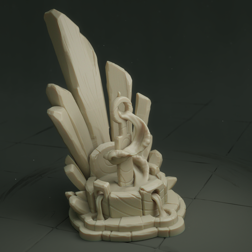 STL file The altar of water for dnd 🚰 ・3D printing design to download・Cults