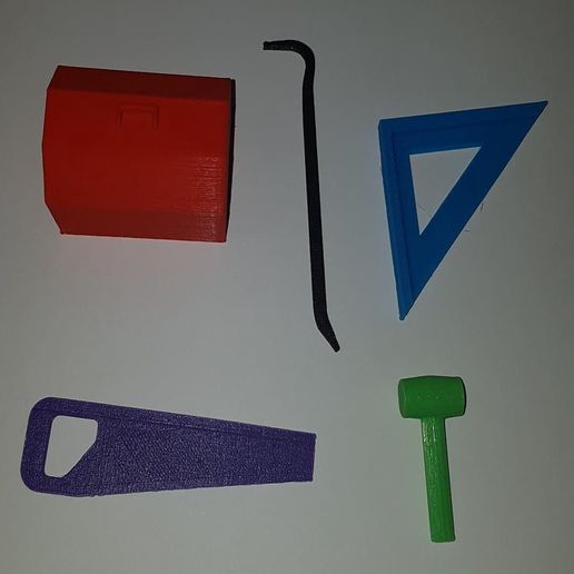 🧝 Elf on the shelf miniature construction tool set・Free 3D File for ・Cults