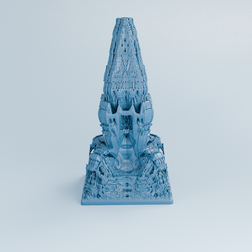 🏗️ Fractal obelisk・Free STL File for 3D printing・Cults