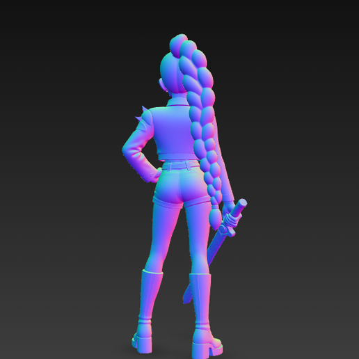 🏹 Rumi - K-Pop Demon Hunters Protagonist 3D Printable Anime Figure・ STL ...
